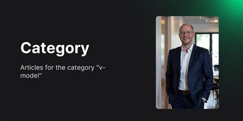 Category V Model Michael Hoffmann Senior Frontend Developer