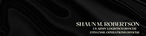 Cpt Shaun Robertson Us Army Linkedin