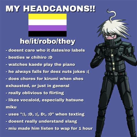 Aww Kiibo Looks So Cute Danganronpa Deez Nuts Jokes Headcanon