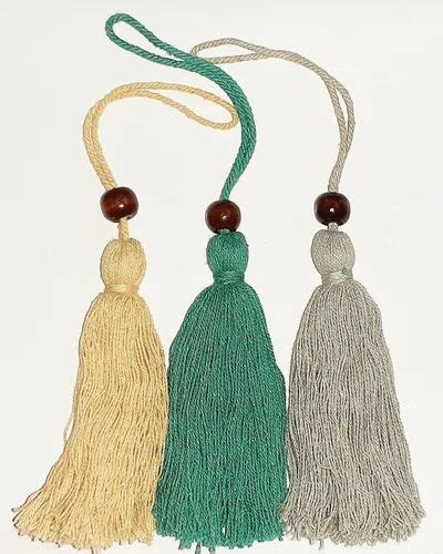 Tamanna Polyester Ribbon Designer Decorative Tassels For Garment Size