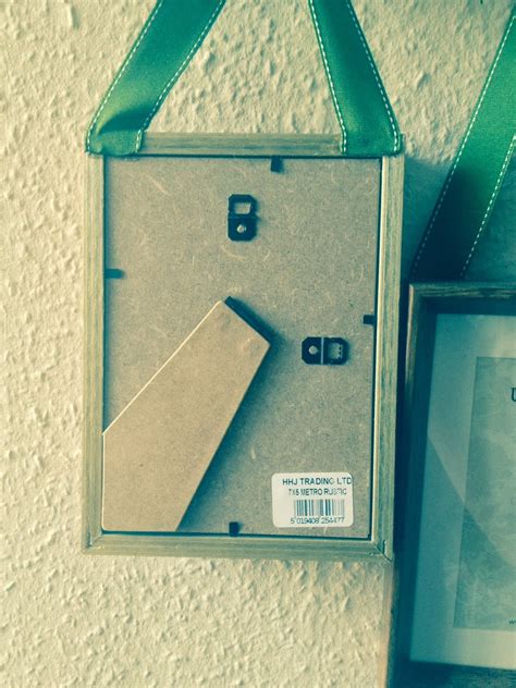 Simple Hanging Photo Frames With Ribbon Bows NATHAN SLATE