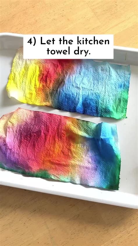 Paper Towel Capillary Action Experiment A Science Meets Art Activity That Is Sure To Delight