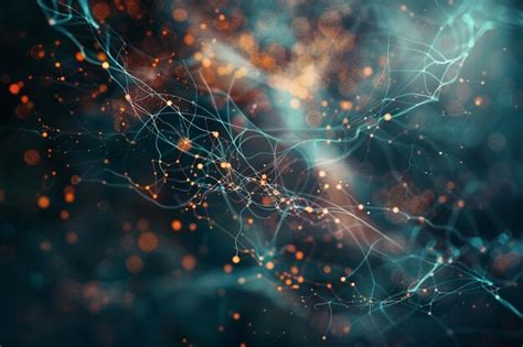 Abstract Neural Networks As Digital Ecosystems Ar Generative Ai Premium Ai Generated Image