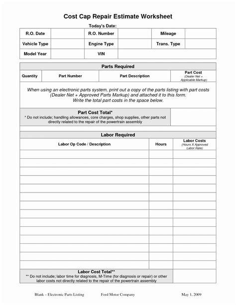 Labor Hour Tracking Spreadsheet With Construction Estimate Worksheet Template With Costs Plus