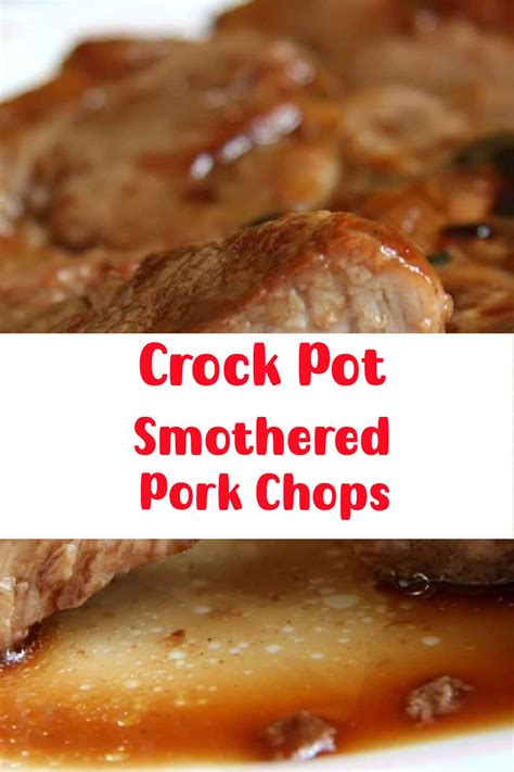 Crock Pot Smothered Pork Chops The Kind Of Cook Recipe