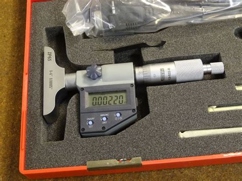 Spi Digital Depth Gauge Set 0 6 150mm 1st Machinery