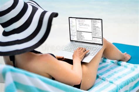 software developer writing computer code stock image image of program