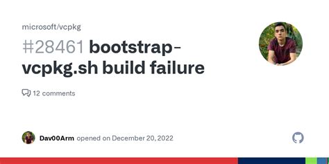 Bootstrap Vcpkg Sh Build Failure Issue 28461 Microsoft Vcpkg GitHub