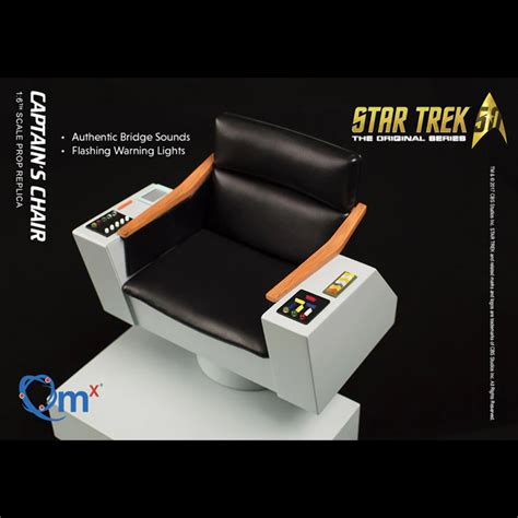 Qmx Star Trek Original Series Enterprise Captain Kirk Chair 16 Sixth