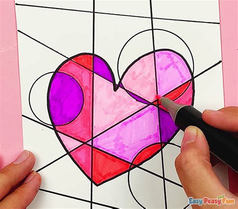 How To Draw Heart Diagram Step By Step