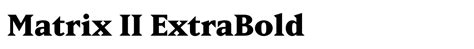 Matrix Ii Font Webfont And Desktop Myfonts