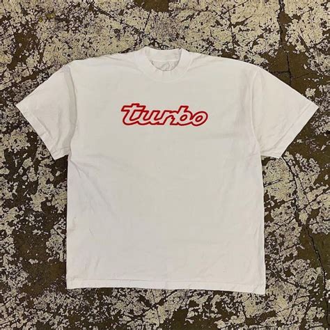 Fast Fashion Shirts Turbo T Shirt Color White Size Various