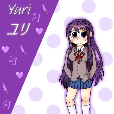 Yuri From Ddlc By Mrartisticcartoonboi On Newgrounds