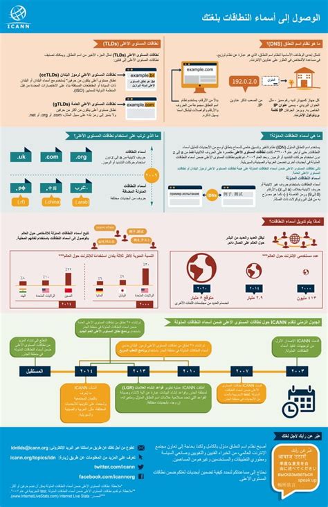 idn access domain names infographic arabic pdf