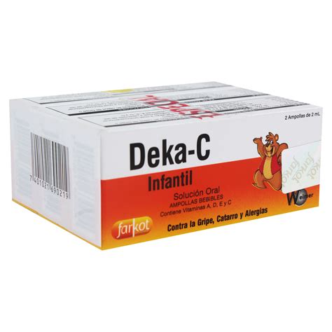 Comprar 3pk Deka C Pediatrico 2 Ampollas Una Caja Walmart Guatemala