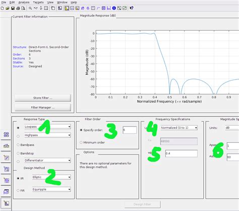 Filterdesign With Matlab