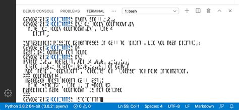 Wierd Characters In Python3 Interpreter And Terminal · Issue 96408 · Microsoftvscode · Github