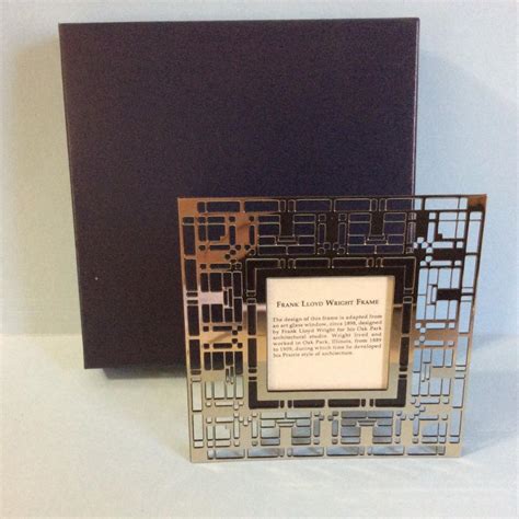 Frank Lloyd Wright Frame Adapted From An Art Glass Window Frame Circa