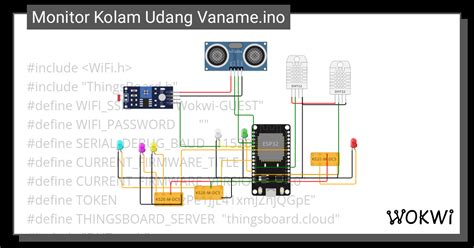 Monitor Kolam Udang O Copy Wokwi Esp32 Stm32 Arduino Simulator