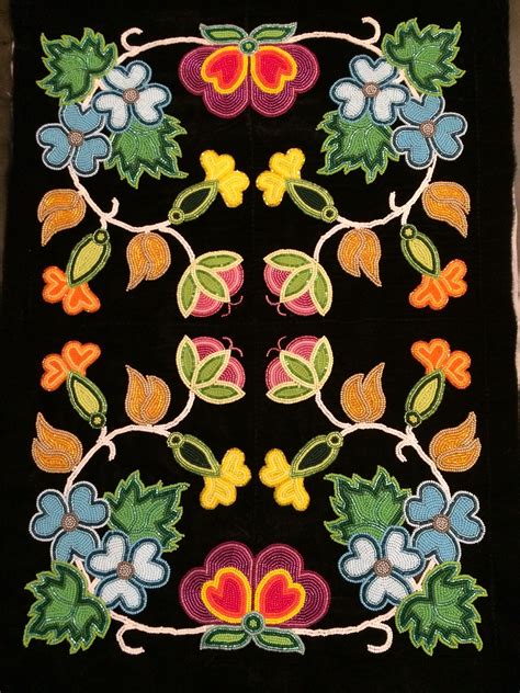Printable Ojibwe Floral Applique Patterns