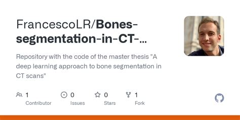 GitHub FrancescoLR Bones Segmentation In CT Scans Repository With