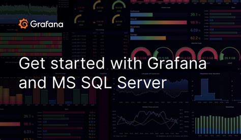 Get Started With Grafana And Ms Sql Server Grafana Documentation