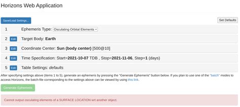 Jpl Horizons Elements Query Fails For Planets Ie Majorbody · Issue