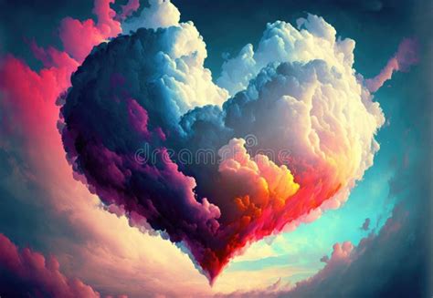 Valentine Day A Different Heart To Use As Romatic Card Generative Ai