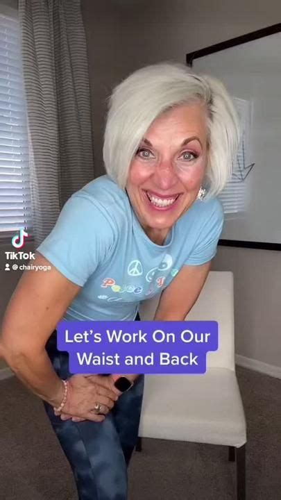 Cheri Schultz Chairyoga Tiktok Easy Workouts Workout Videos