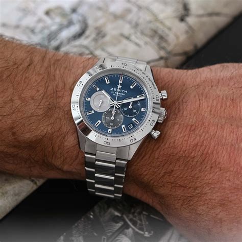 First Look The New Full Steel And Blue Dial Zenith Chronomaster Sport Incl Video