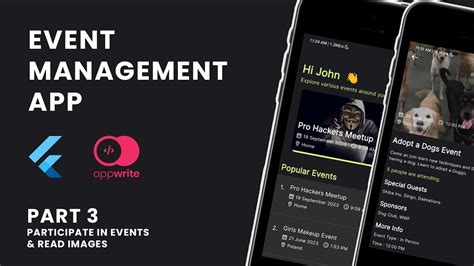 Event Management App Using Flutter And Appwrite Participate In Events