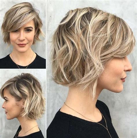 38 Short Layered Bob Haircuts With Side Swept Bangs That Make You Look