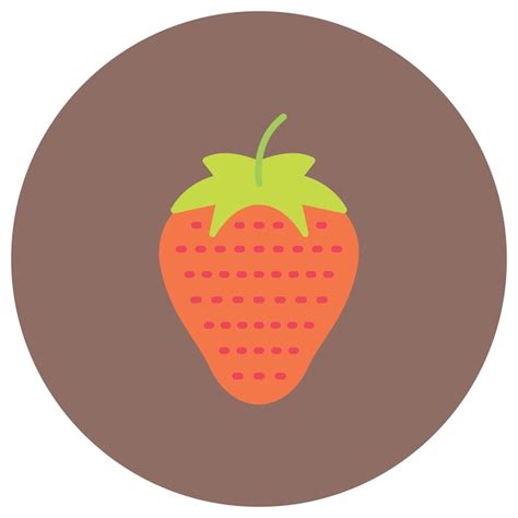 Premium Vector Strawberry Flat Illustration