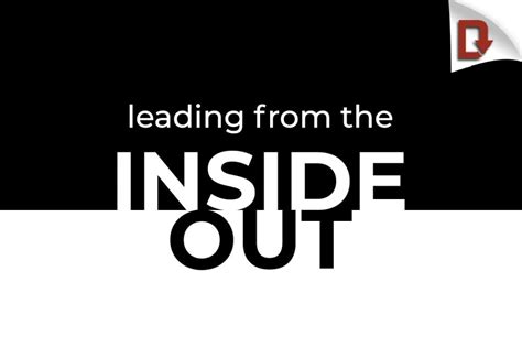 Leading From The Inside Out Leadertreks Youth Ministry