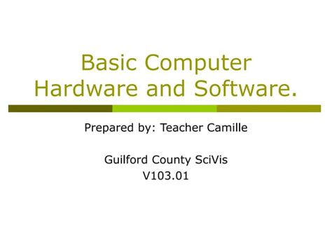 Basic Computer Maintenance Ppt
