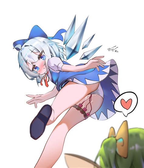 Ycl 060 Cirno Daiyousei Touhou Commentary English Commentary Highres 2girls Blue Dress