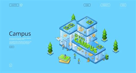 Sme 아이소메트릭 랜딩 페이지 중소기업 무료 벡터