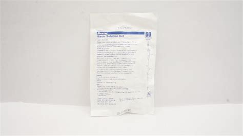 Baxter 2c8554s Basic Solution Set 60ml 109inch