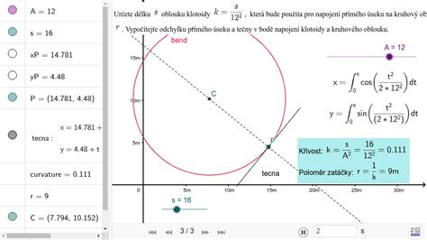 Euler Spiral Clothoid Geogebra