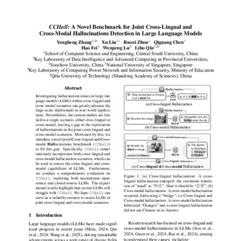 Cchall A Novel Benchmark For Joint Cross Lingual And Cross Modal Hallucinations Detection In