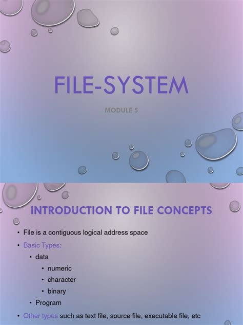 Module 5 Complete Pdf Computer File File System