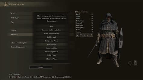 Elden Ring Character Creation Guide Which Class And Keepsake Should