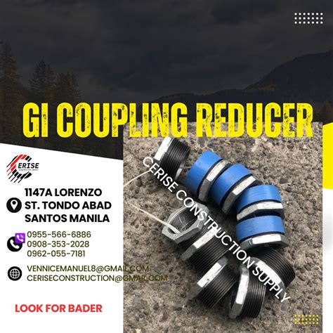 Gi Coupling Reducer For Sale Commercial And Industrial Construction Tools And Equipment On Carousell