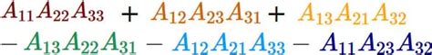 Determinant Of A 3x3 Matrix And Example Semath Info