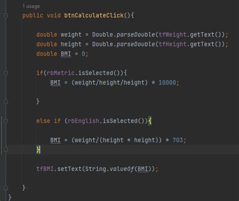 Solved Using Javafx Do A Bmi Calculator To Calculate And Display The
