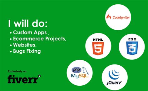 Create Your Codeigniter Custom App Or Ecommerce Project By Unikornke Fiverr