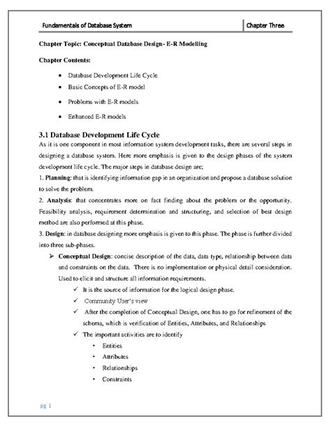 Fundamentals Of Database Systems Chapter 3 E R Modelling Concepts