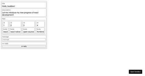 General Component Example Codesandbox