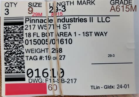 Color Rebar Tags Thoughtful Packaging