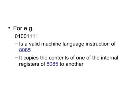 Assembly Language Programming Of 8085 Ppt Programming Languages Computing